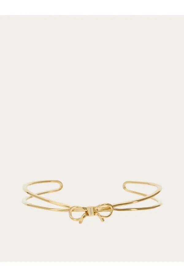 FERRAGAMO Bangle With Bow - Gold
