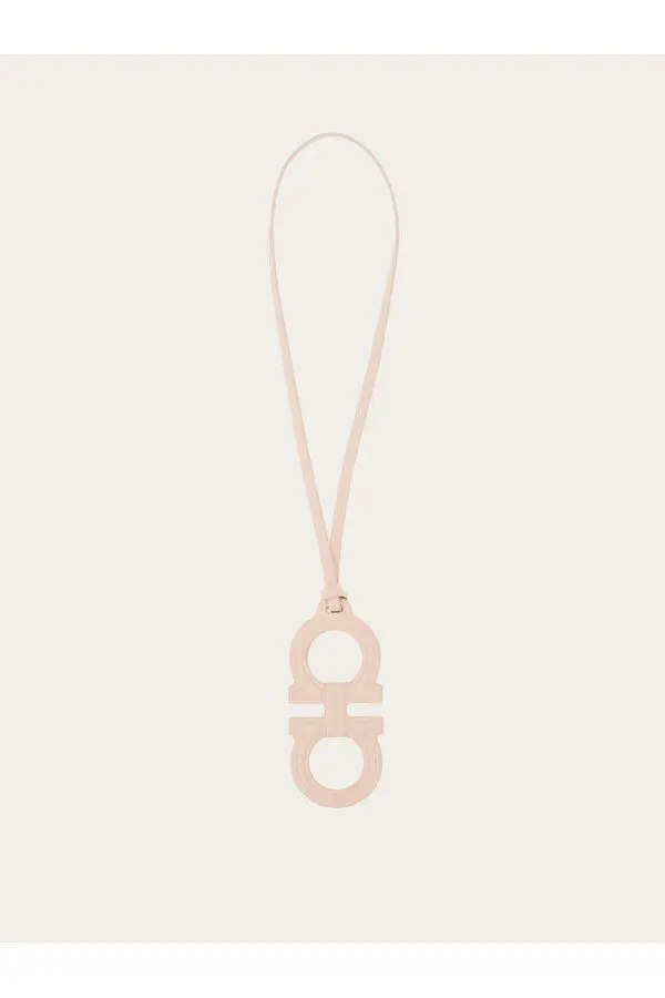 FERRAGAMO Double Gancini Charm - Pink