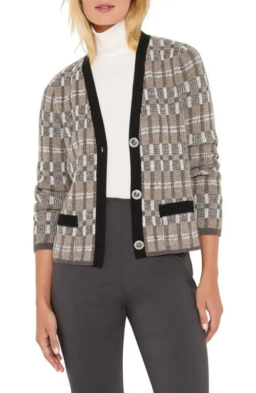 NIC+ZOE Grid Mix Cardigan