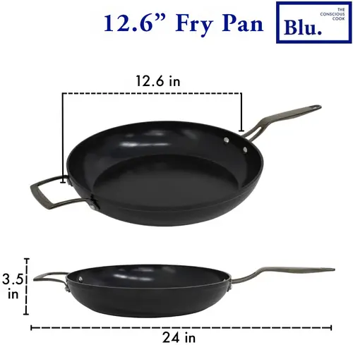 BLU. 12.6 Inch Induction Frying Pan