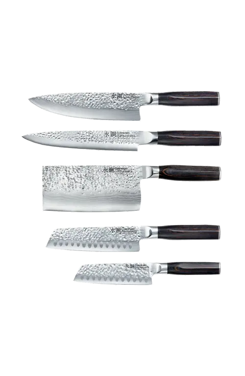 CUISINE::PRO Damashiro Emperor® 6-piece Nanashi Knife Block