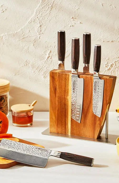 CUISINE::PRO Damashiro Emperor® 6-piece Nanashi Knife Block