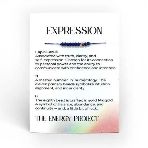 C. GRASSI The Energy Project Lapis Lazuli Bracelet