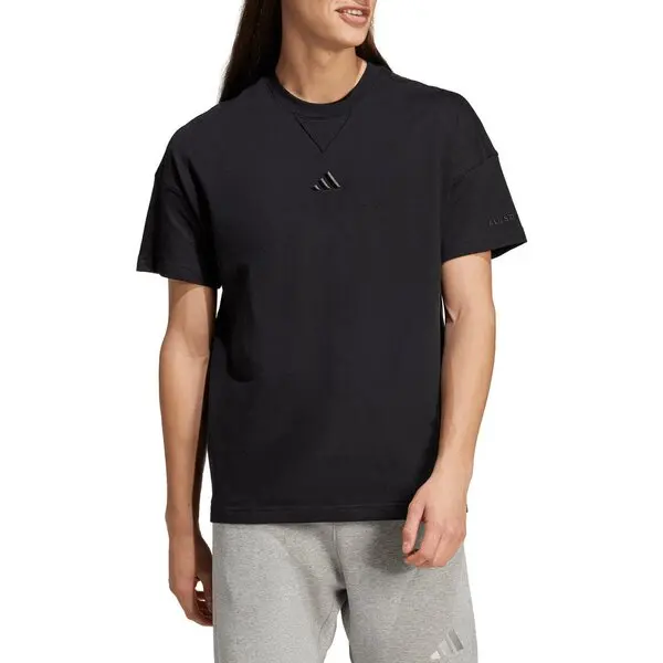 Adidas All Szn Trefoil Cotton T-shirt - Black