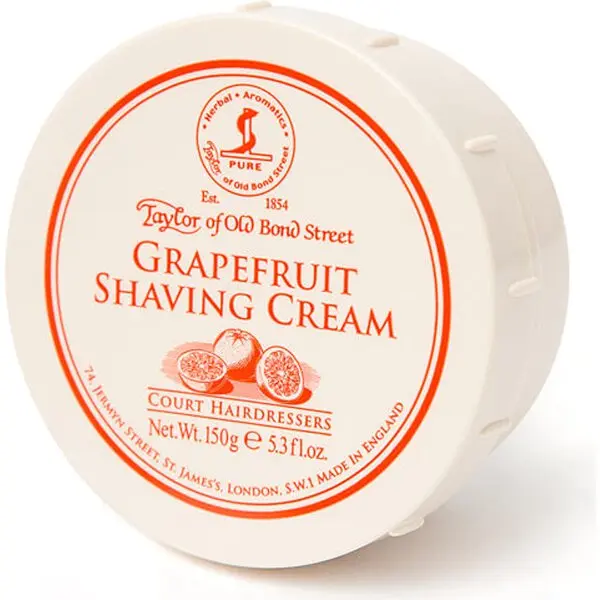 TAYLOR OF OLD BOND STREET Grapefruit Shaving Cream Bowl - White