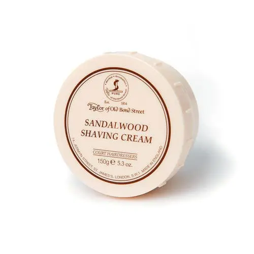 TAYLOR OF OLD BOND STREET Sandalwood Shaving Cream Bowl - White