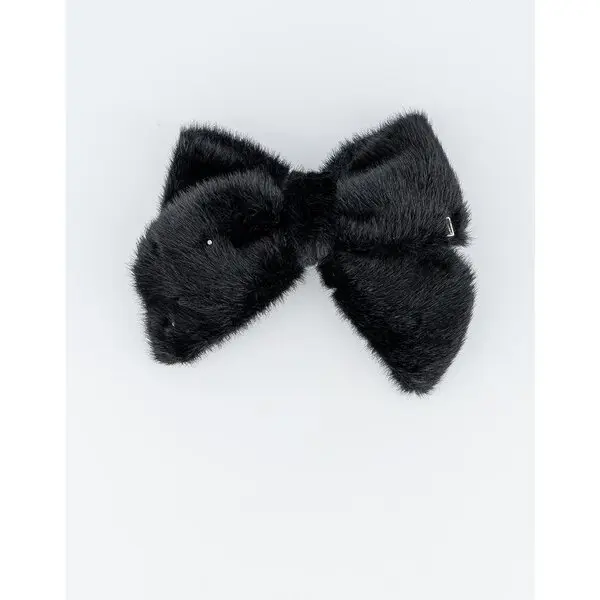 ALEXANDRE DE PARIA Noctambule Bow Hair Clip - Black
