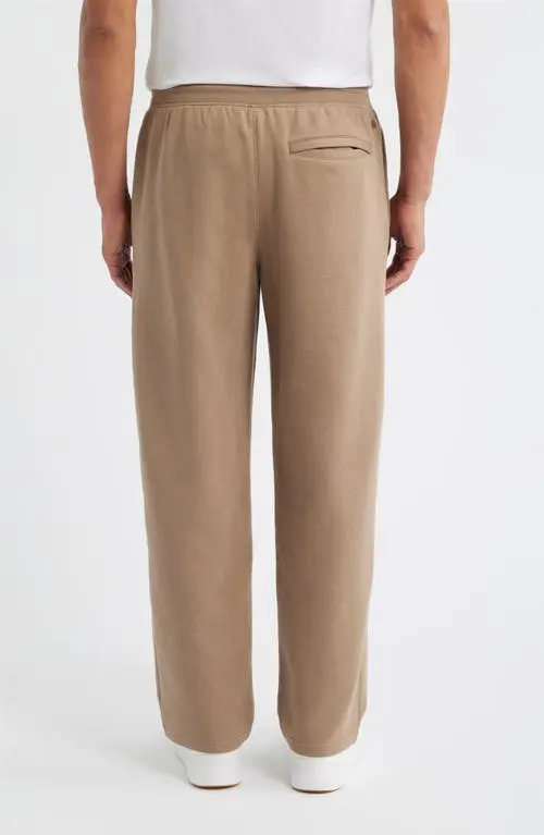 Zella Vital Fleece Pants - Tan Fossil