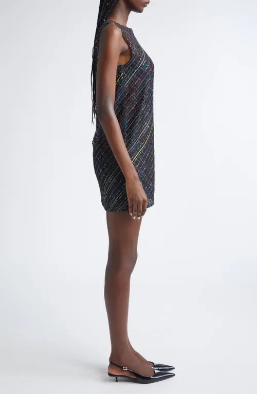 Missoni Sequin Plaid Knit Minidress