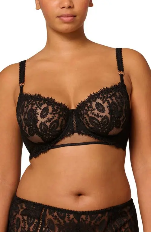 Simone Perele Embroidered Underwire Demi Bra