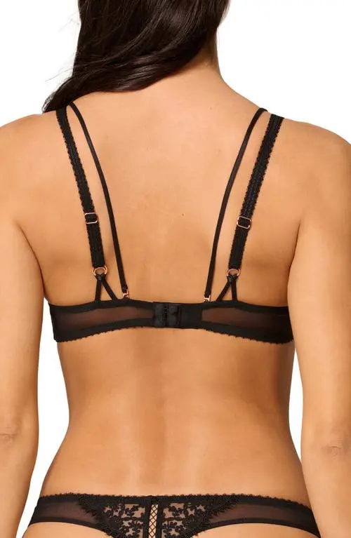 Simone Perele Embroidered Underwire Strappy Full Cup Plunge Bra