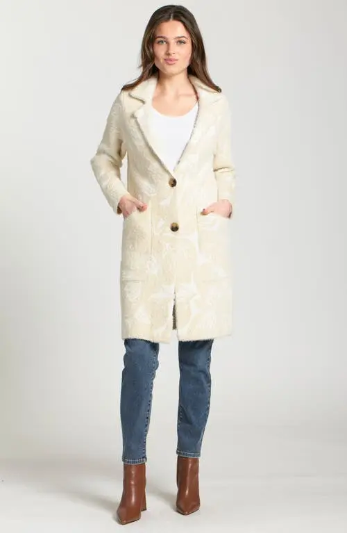 APNY Longline Faux Fur Cardigan