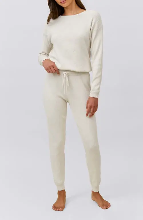 PAPINELLE Cozy Pointelle Jogger Pajamas