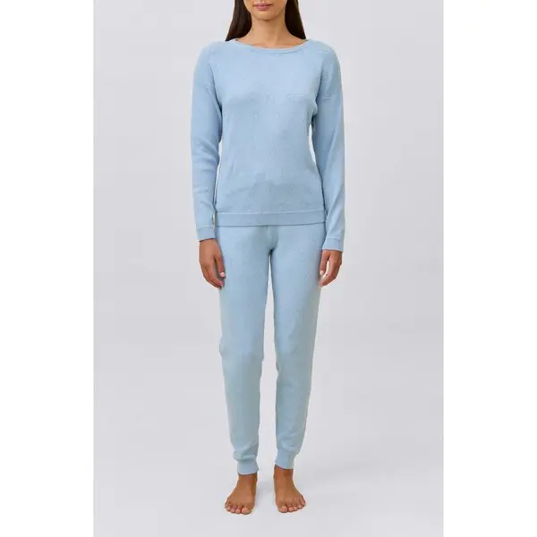 PAPINELLE Pointelle Pajamas - Winter Blue