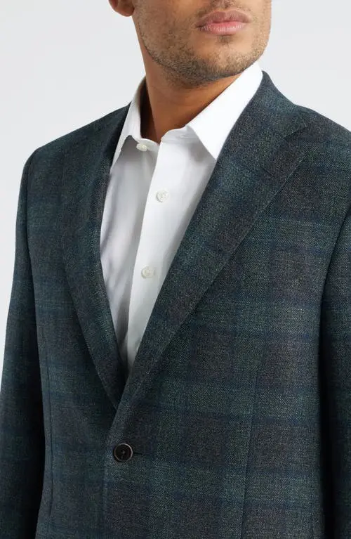 HERITAGE GOLD Shadow Check Slub Super 110s Wool Mouliné Sport Coat