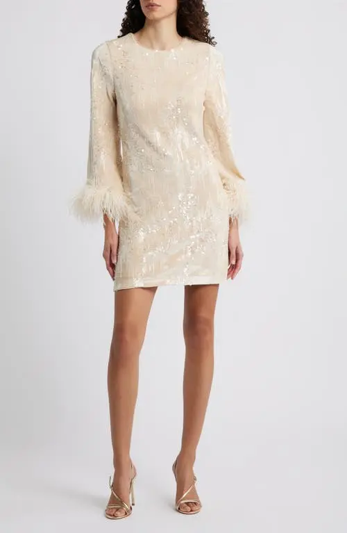 Julia Jordan Sequin Embellished Mini Dress
