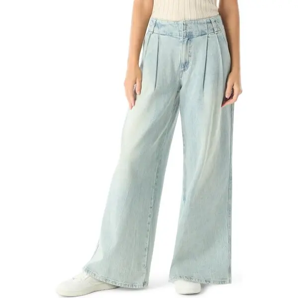 DO BY DEE OCLEPPO Posey Pleated Wide Leg Jeans