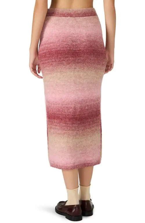 Steve Madden Ombré Striped Knit Pencil Skirt