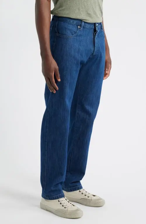 ALEX CRANE Straight Leg Organic Cotton Jeans - Indigo