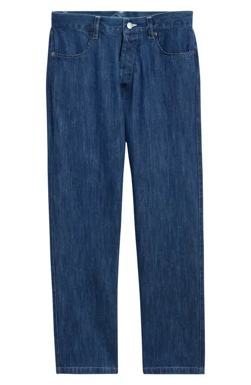 ALEX CRANE Straight Leg Organic Cotton Jeans - Indigo
