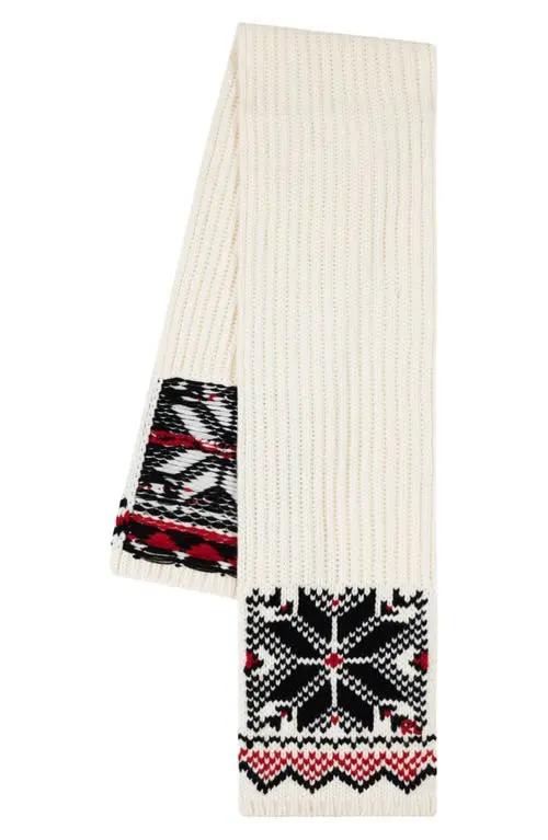 Polo Ralph Lauren Winter Snowflake Wool Scarf