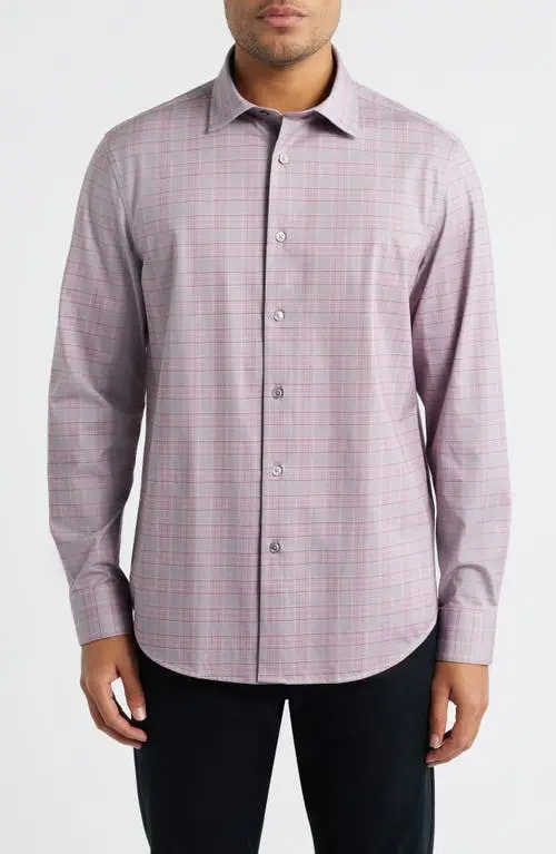Bugatchi James Ooohcotton® Check Button-up Shirt