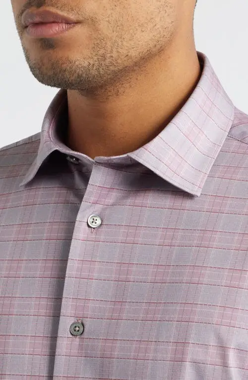Bugatchi James Ooohcotton® Check Button-up Shirt