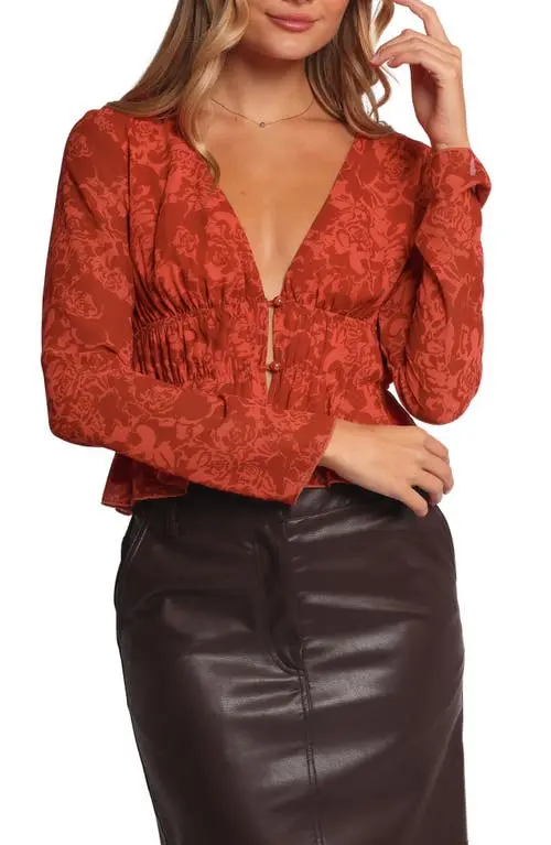PETAL & PUP Monica Floral Long Sleeve Top