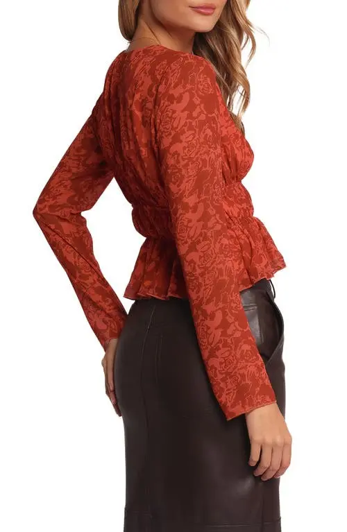 PETAL & PUP Monica Floral Long Sleeve Top