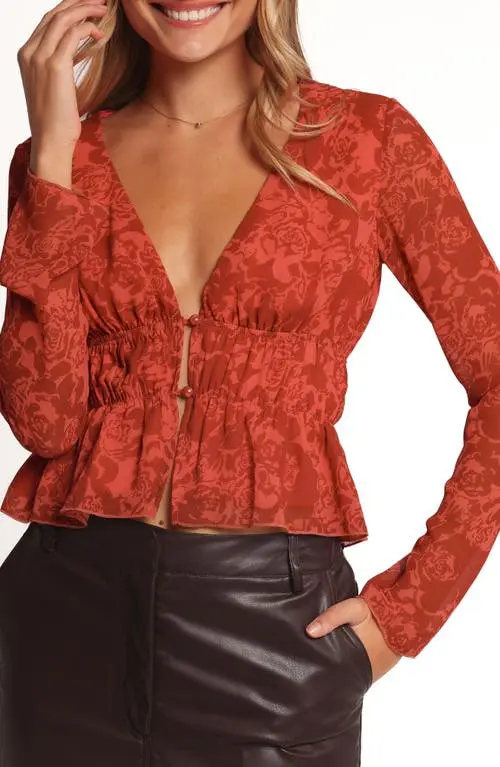 PETAL & PUP Monica Floral Long Sleeve Top