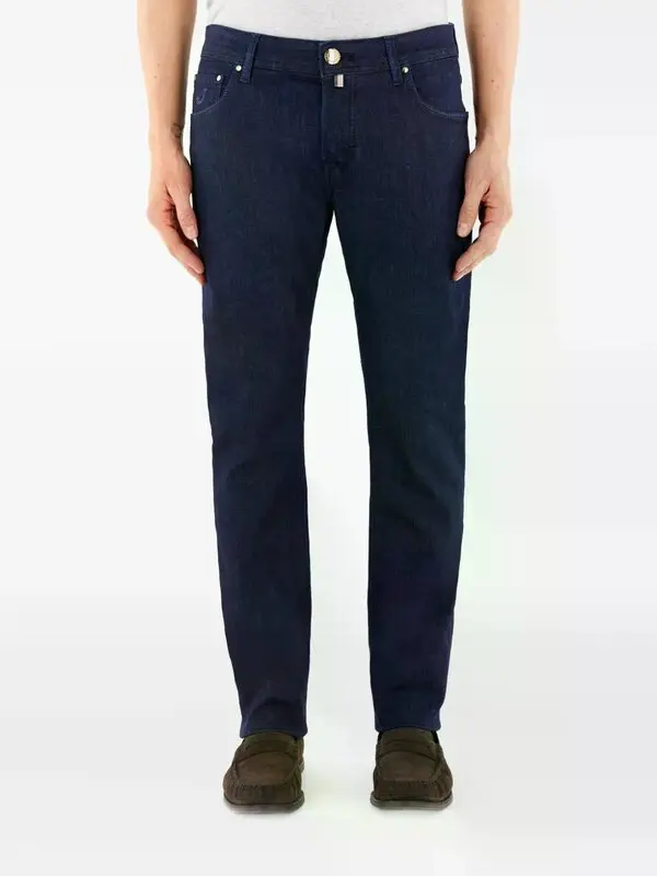 JACOB COHEN ACADEMY Buttoned Five-pocket Jeans
