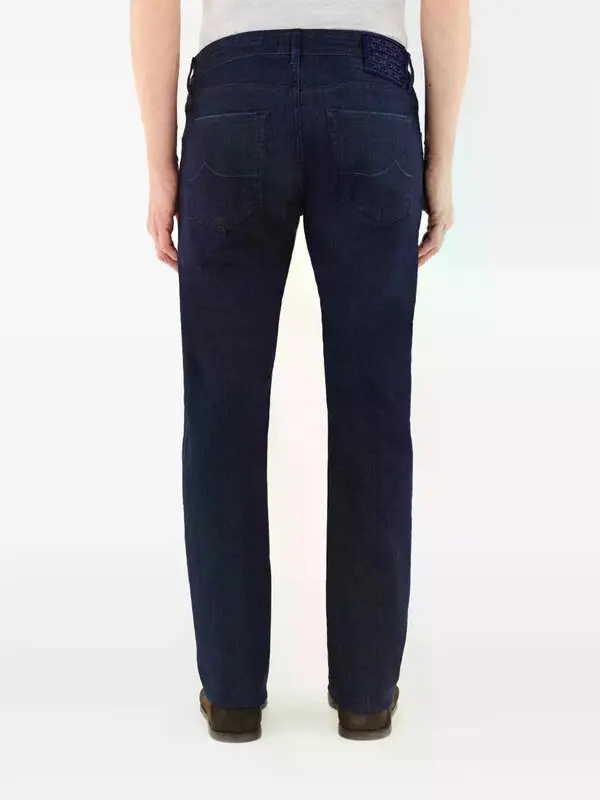 JACOB COHEN ACADEMY Buttoned Five-pocket Jeans