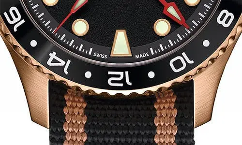 Hamilton Khaki Navy Scuba Gmt Automatic Strap Watch