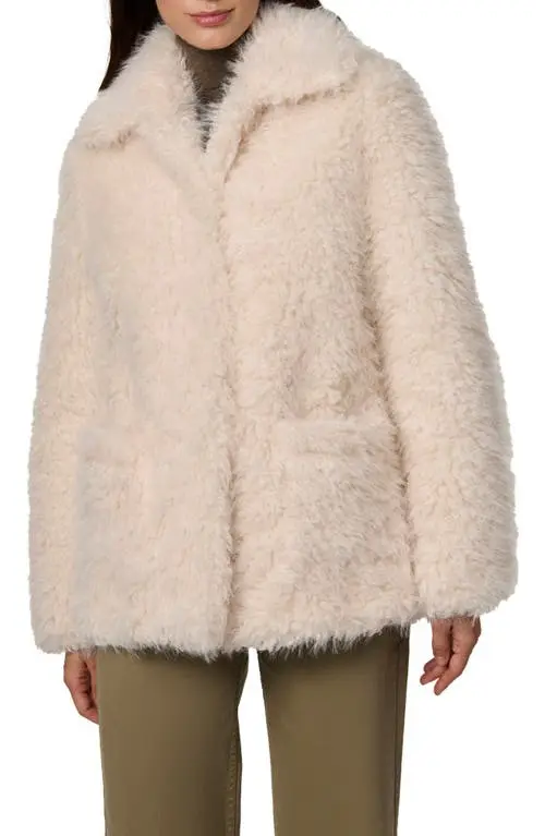 Bernardo Langley Faux Fur Coat
