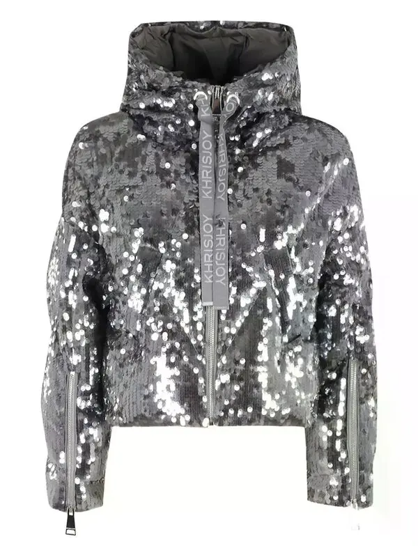 Khrisjoy Sequin-embellished Puffer Jacket