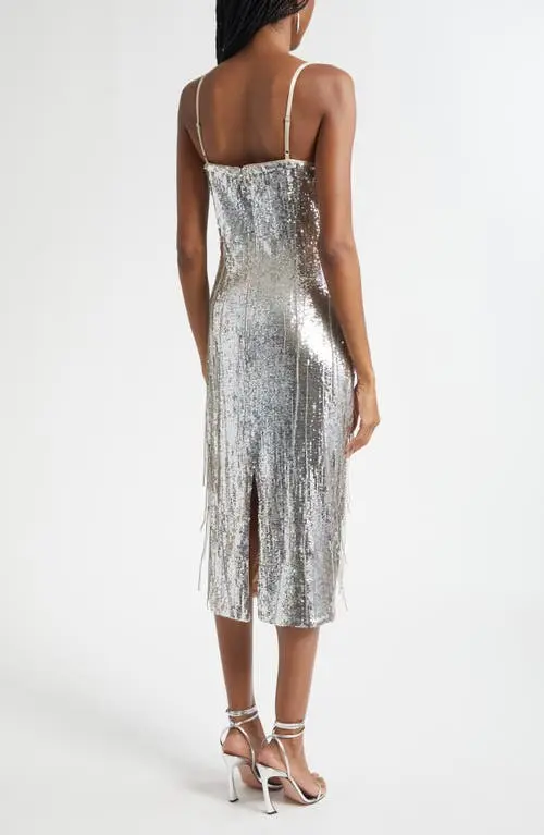 Ramy Brook Lyanna Sequin Fringe Slipdress