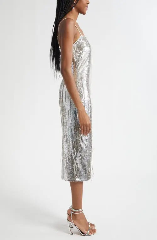 Ramy Brook Lyanna Sequin Fringe Slipdress