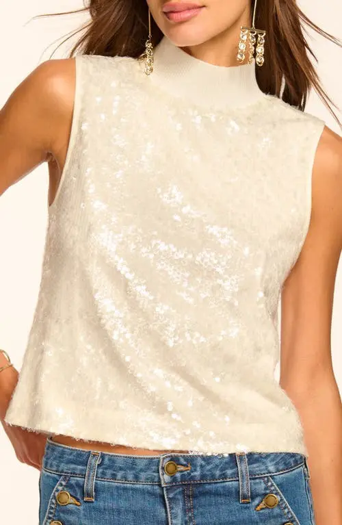 Ramy Brook Cellina Sequin Sleeveless Top