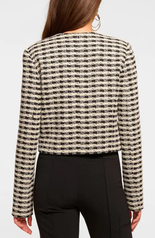 Ramy Brook Thomas Metallic Check Jacket