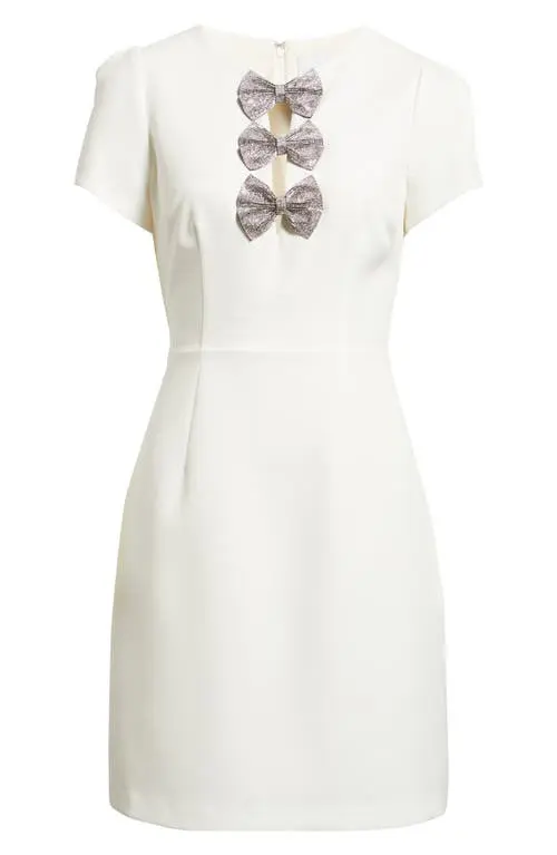 sam edelman satin dress Long Sleeve Faux Wrap Satin Dress (Women)