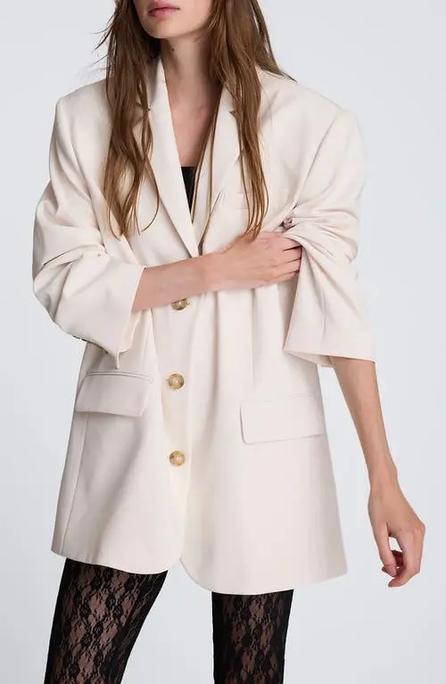 KENNETH COLE Luxe Twill Jacket - Oyster
