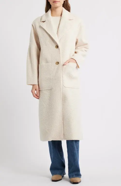 Marine Layer Colette Faux Shearling Longline Coat