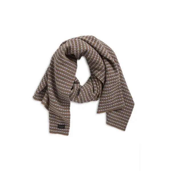 Rag & Bone Joni Wool Waffle Scarf - Blbrn