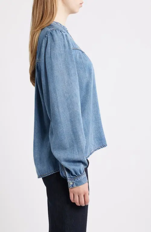 Rails Sunna Denim Top - Blue Stone