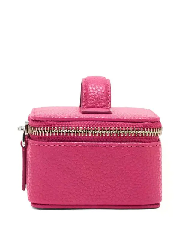 Marc Jacobs The Jewel Zip Leather Jewellery Box - Pink