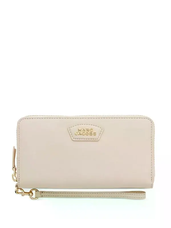 Marc Jacobs The Continental Zip Leather Wallet - Neutrals