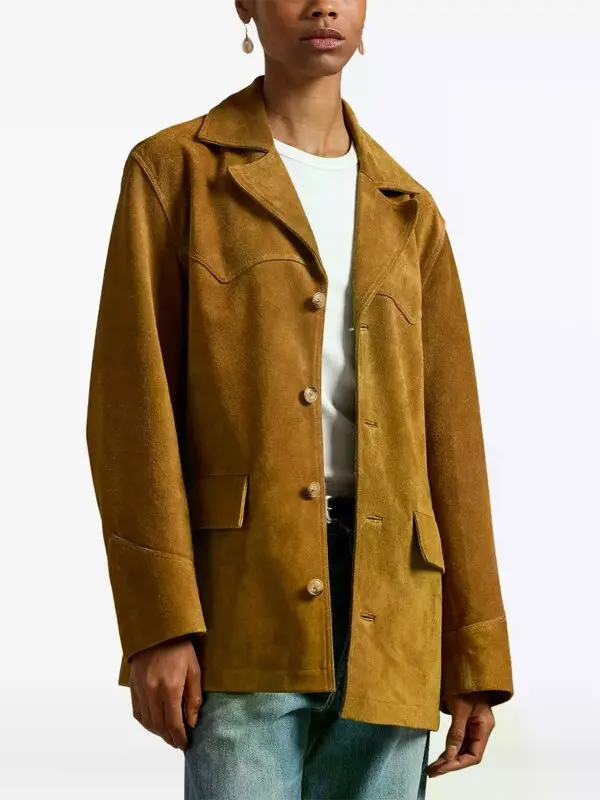 Polo Ralph Lauren Flap-pocket Suede Jacket