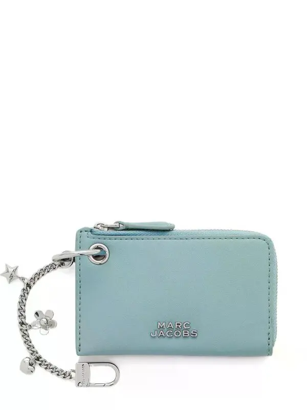 Marc Jacobs The Coin Purse Zip Leather Wallet - Blue