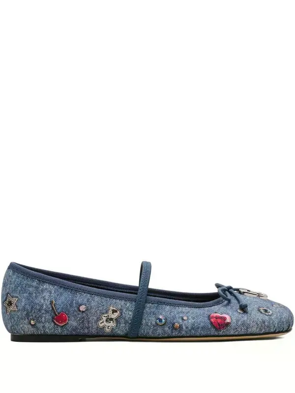 Marc Jacobs Sabrina Ballet Flats - Blue