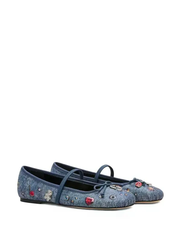 Marc Jacobs Sabrina Ballet Flats - Blue